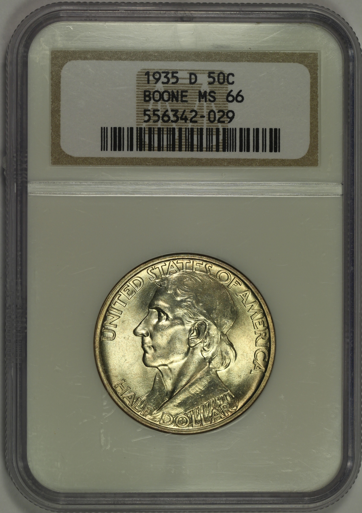 Michael Kittle Rare Coins - 1935-D Boone Half NGC MS66